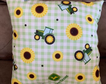 John Deere Throw Pillow - Etsy