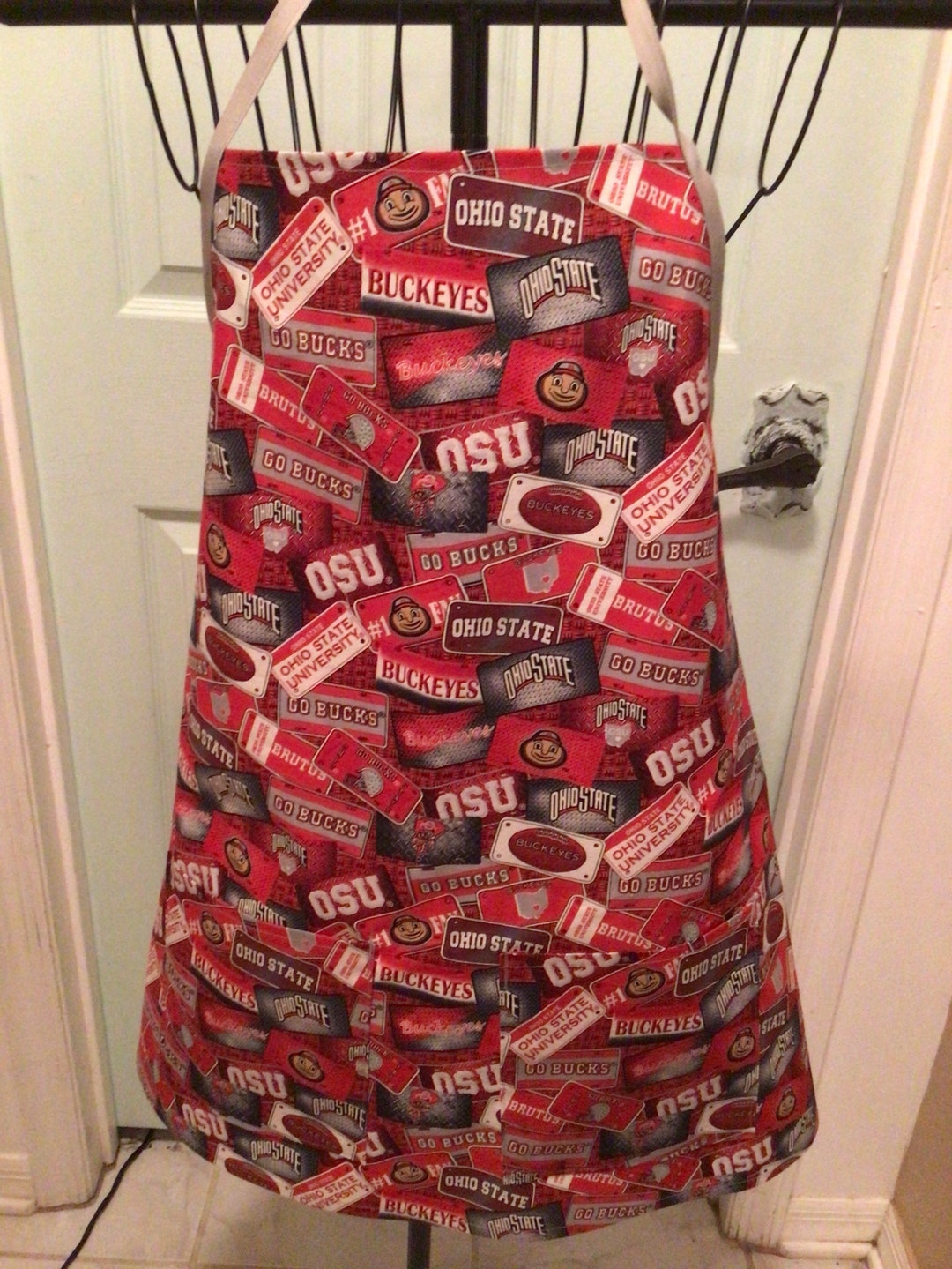 Ohio State Buckeyes Apron Custom Handmade Christmas Gift Birthday Gift ...