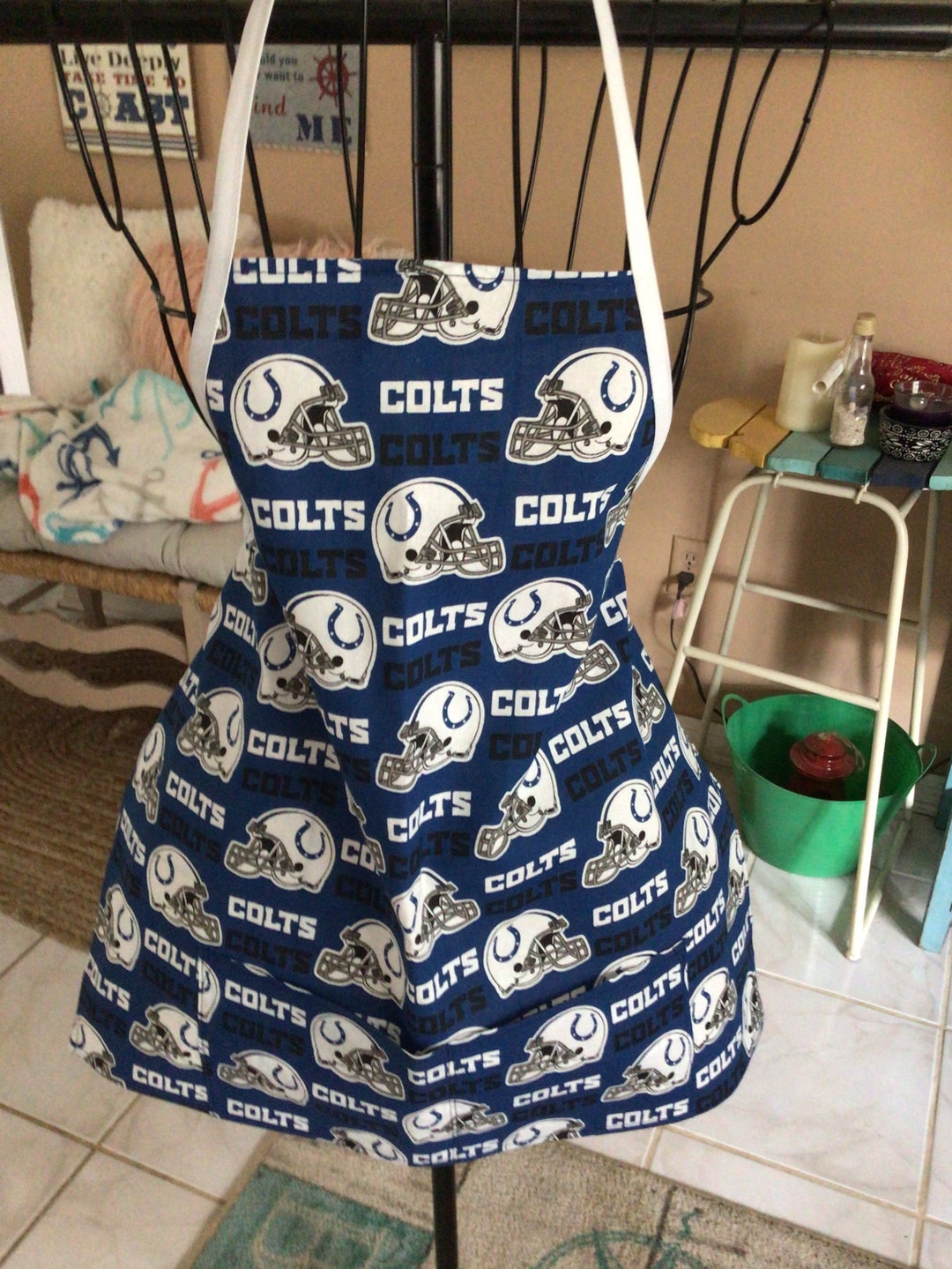 Child Size Indianapolis Colts Apron / Art Smock Custom Handmade ...