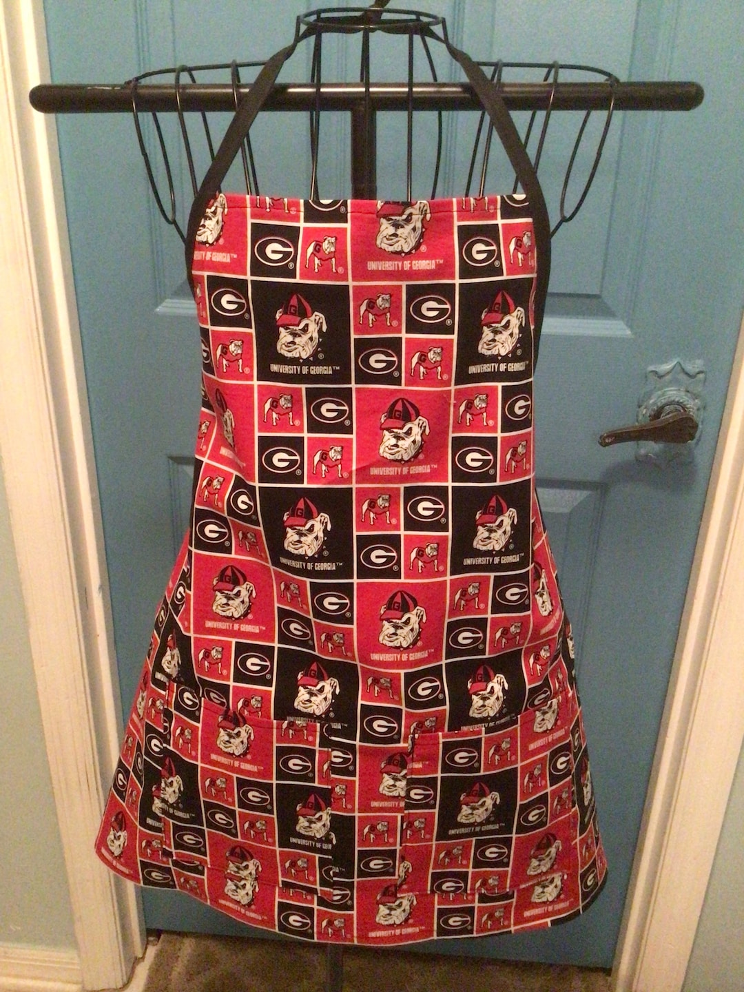 Georgia Bulldogs Apron Custom Handmade Art Smock - Etsy