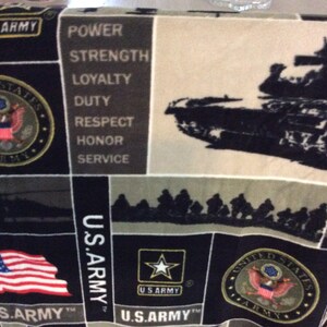 US Army Fringed Throw Custom Handmade Housewarming Gift | Etsy