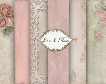 Vintage Lace Paper | Etsy
