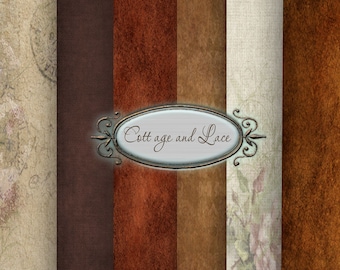 Brown Digital Paper | Etsy