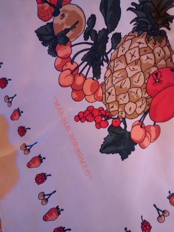 100% Seta Silk Manolo Borromeo Made In Italy Hallmark… - Gem