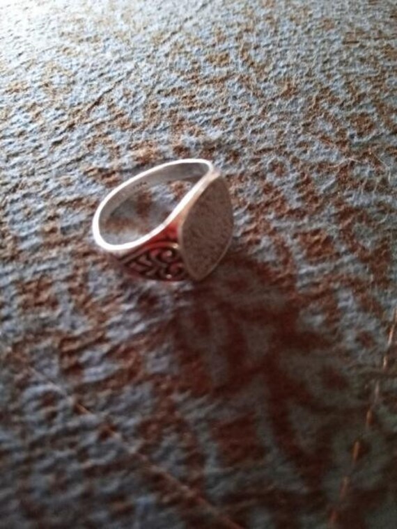 Sterling Silver Uncas "The Lords Prayer" Ring Size … - Gem