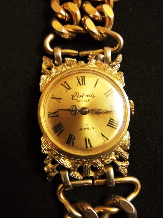 Rhapsody Royale 17 Jewels Vintage Ladies Mechanical … - Gem