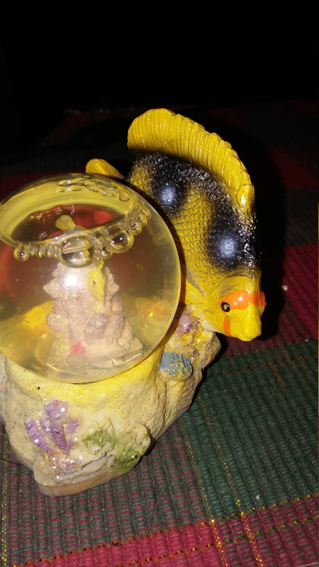 Aquatic Angel Fish Waterglobe Figurine by Dolgencorp Inc - Etsy