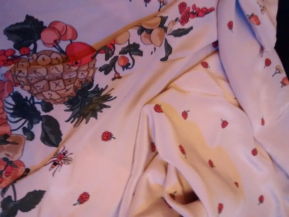 100% Seta Silk Manolo Borromeo Made In Italy Hallmark… - Gem