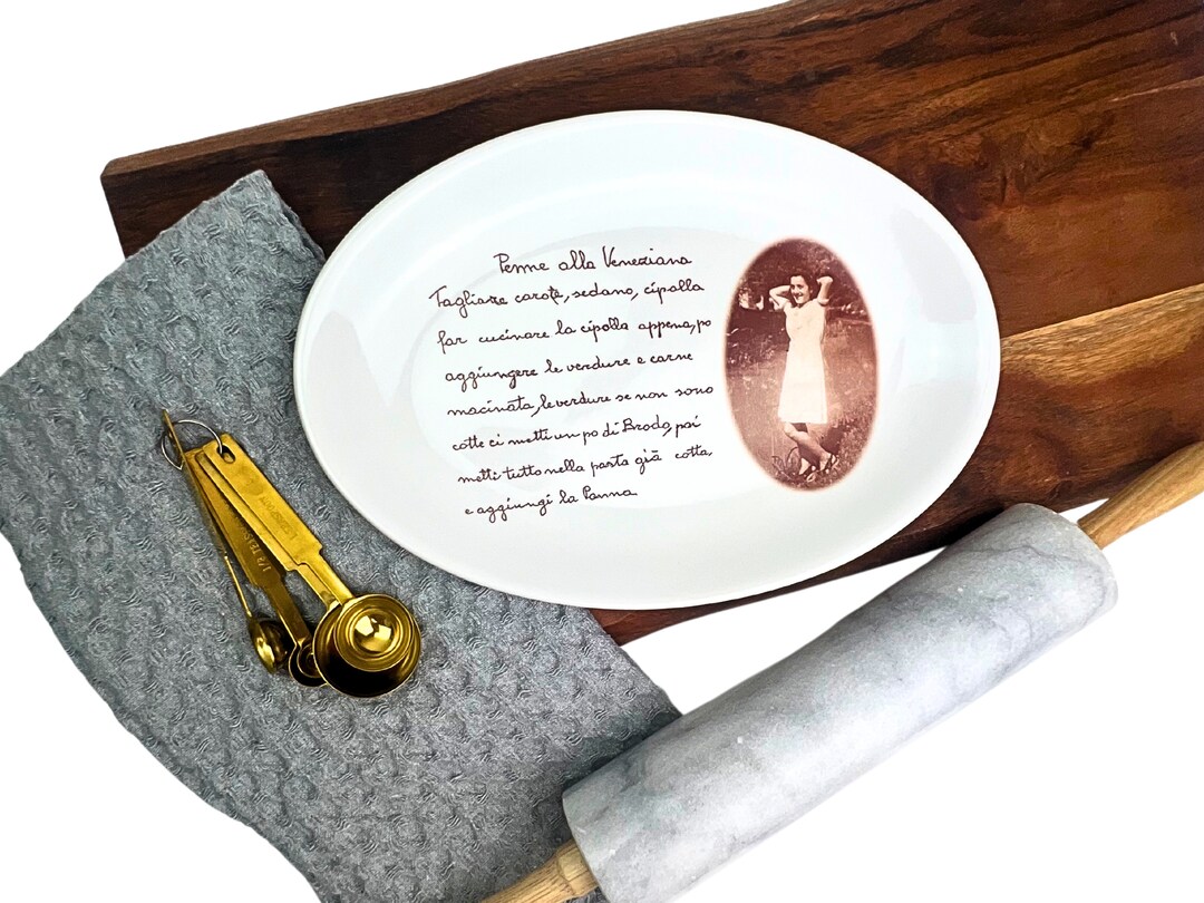 Personalized Recipe on Ceramic Plate - Kitchen Wall Art and Gift Idea ...