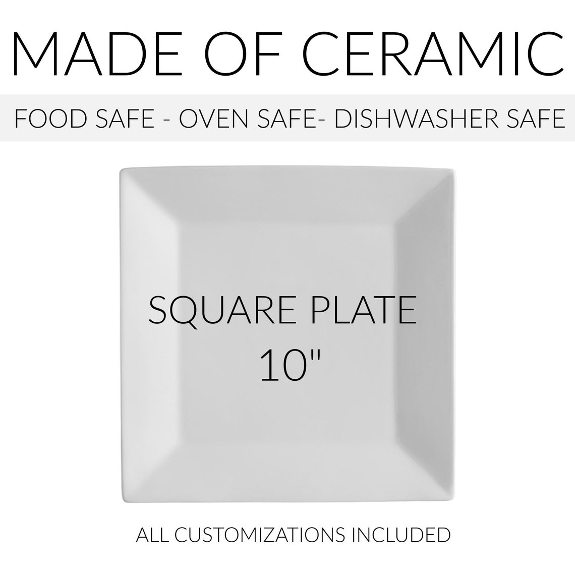 Display Your Invitation on a Custom Plate to Create the - Etsy