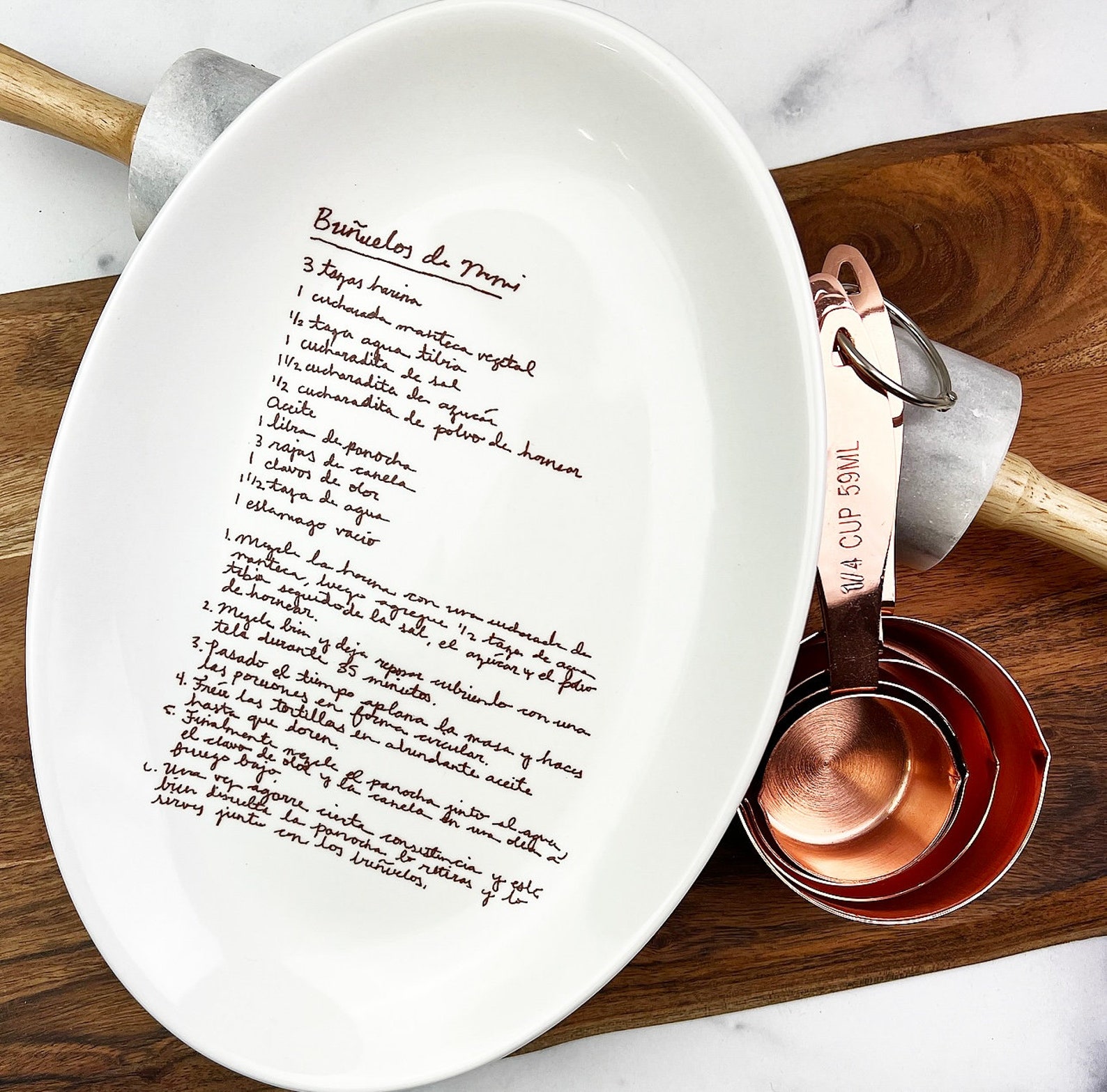 Recipe Plate, Custom Giving Plate, Handwriting on Plate, Family Gift ...