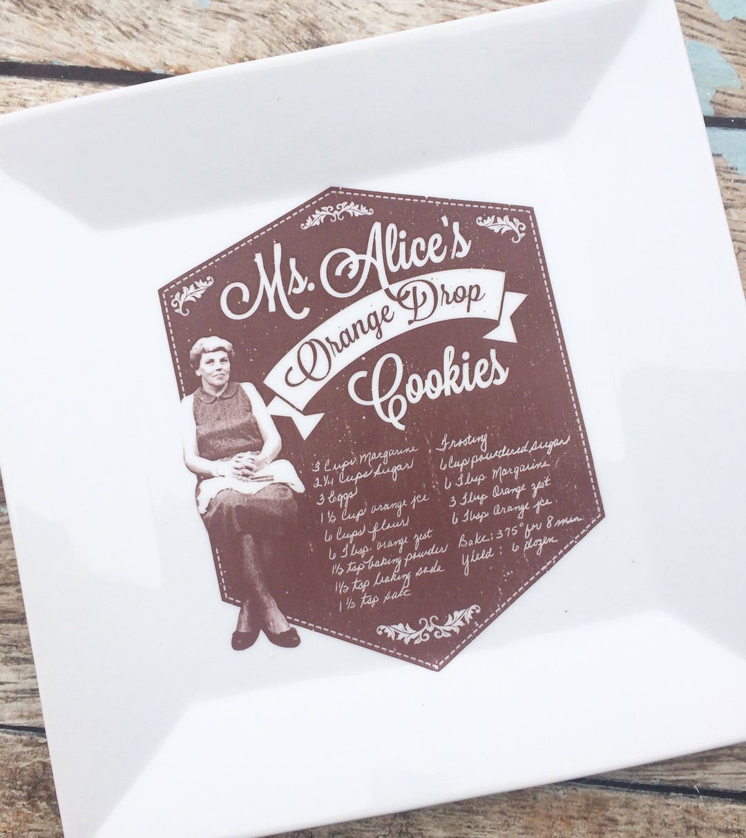 Personalised Cake Plate, Custom Cake Plate, Birthday Cake Plate ...