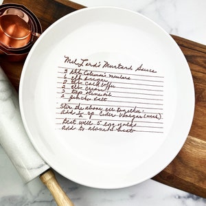 The Ultimate Giving Plate With Your Loved Ones Handwriting - Etsy