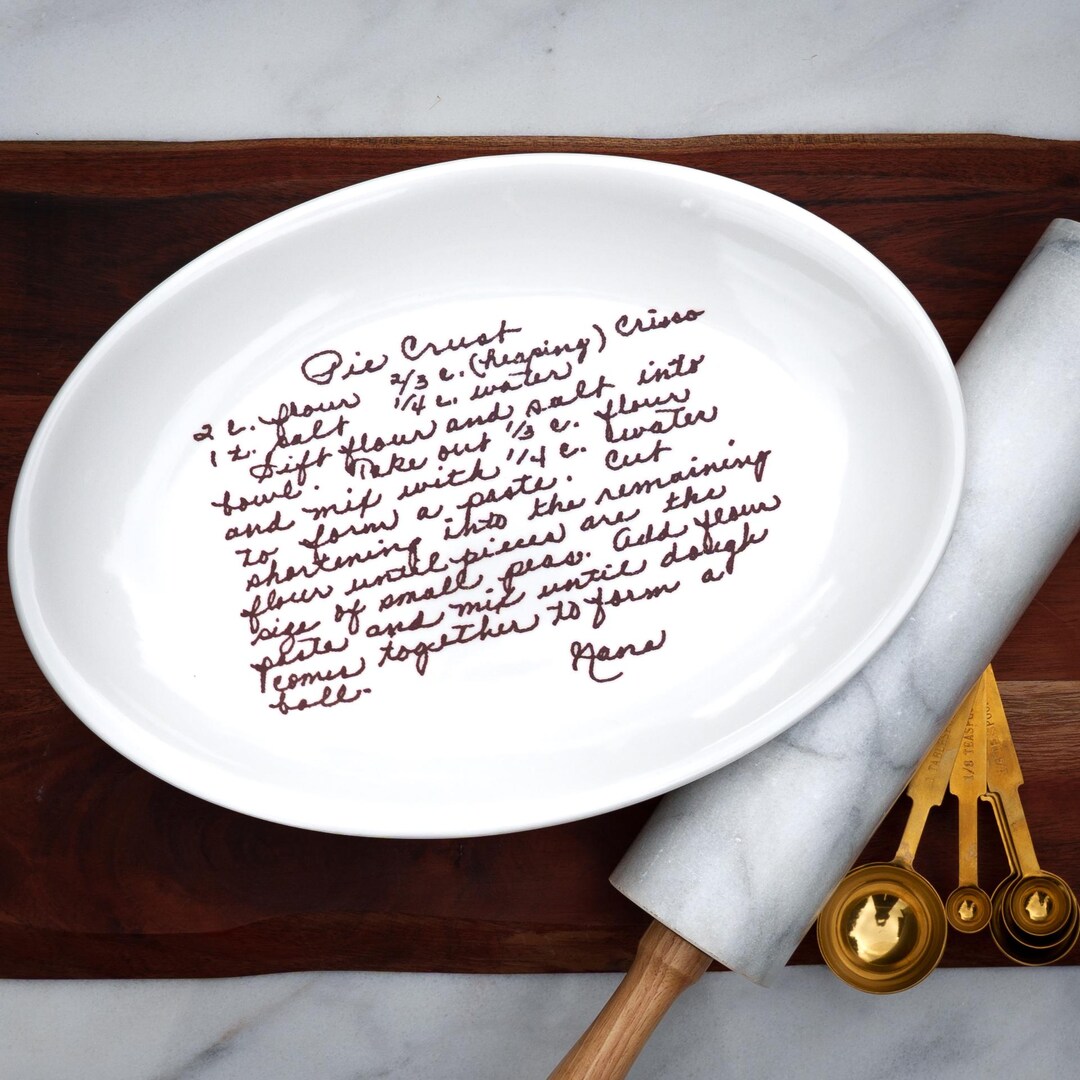 Handwriting Plate, Handwritten Gifts, Personalised Plate, Gift for ...