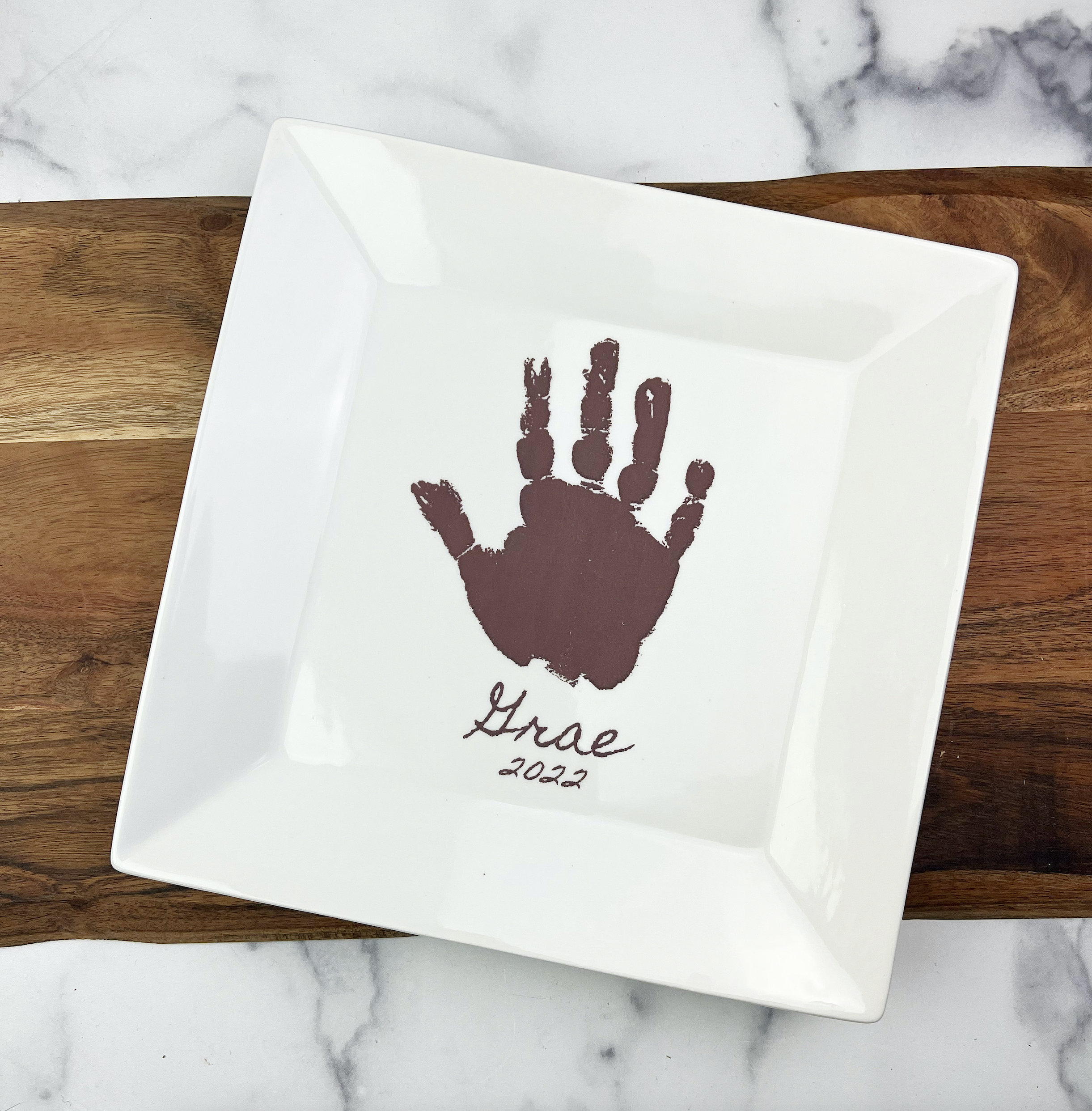Handprint Plate Ideas
