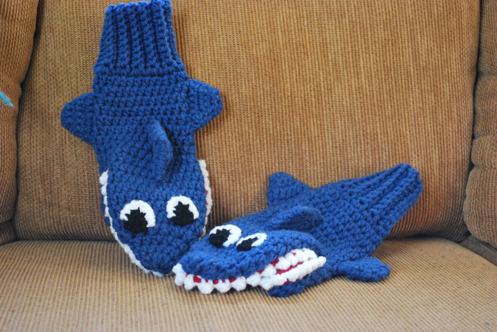 PDF PATTERN Crochet Shark Mittens - Etsy