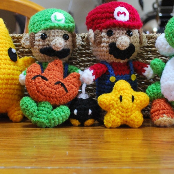 Crochet Mario - Etsy