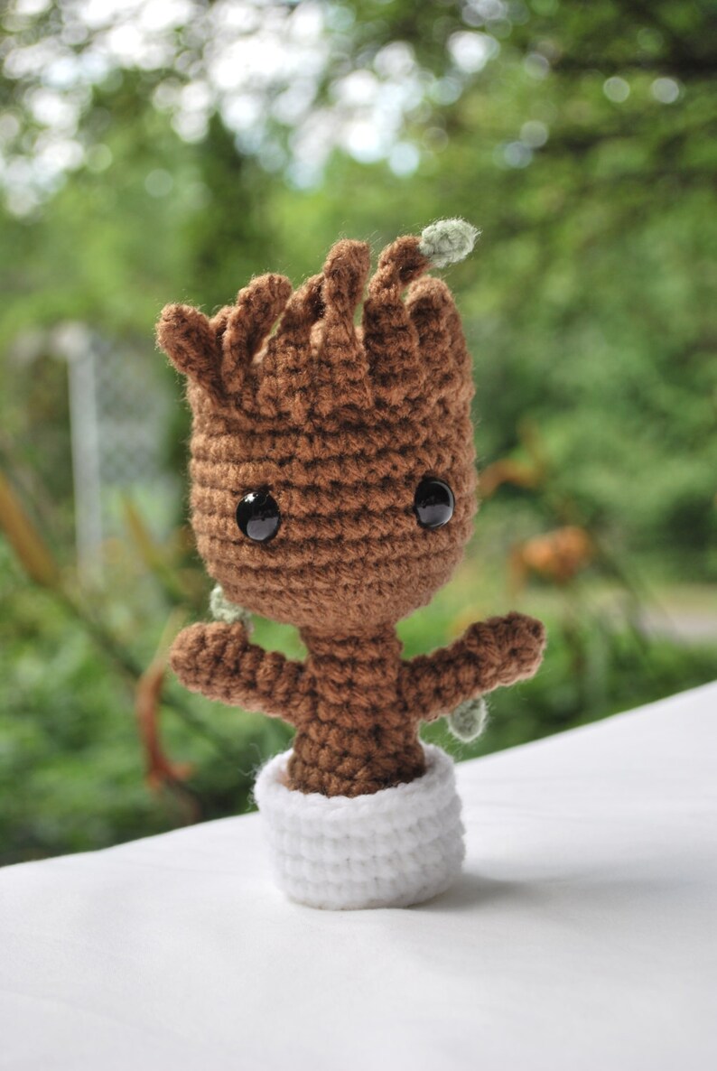 Crochet Little Baby Groot - Etsy Canada