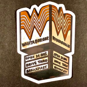 VINYL STICKER SET Original Whata Set or Holographic Whata - Etsy