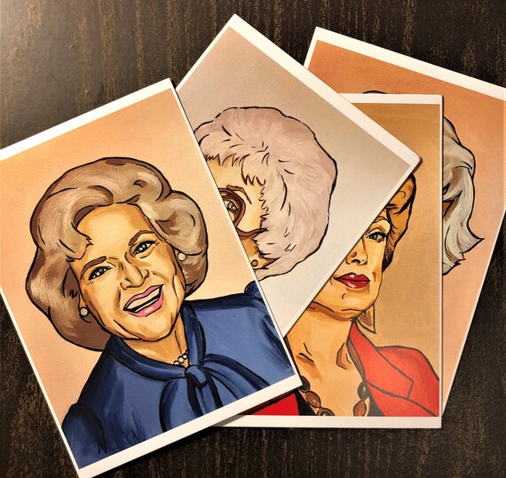 POSTCARD SET Golden Girls - Etsy