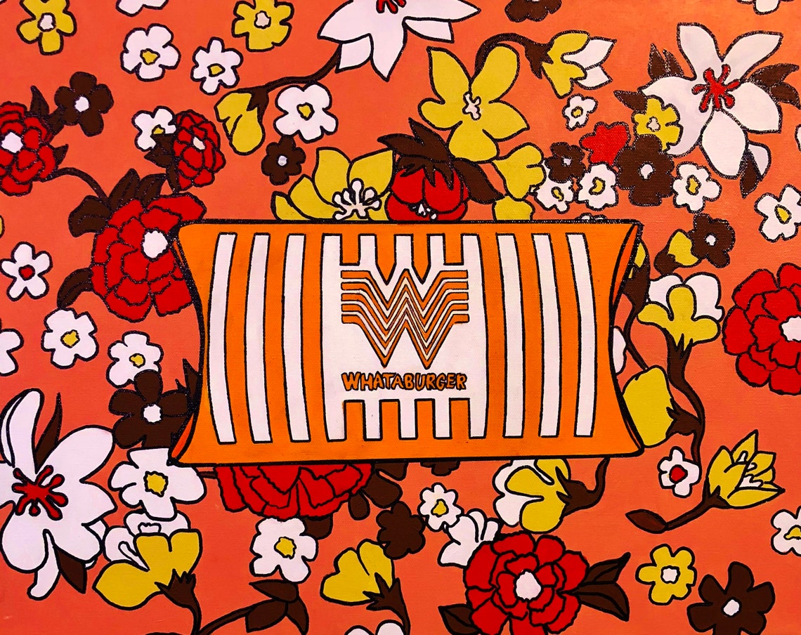 PRINT Fancy Pie Whataburger - Etsy