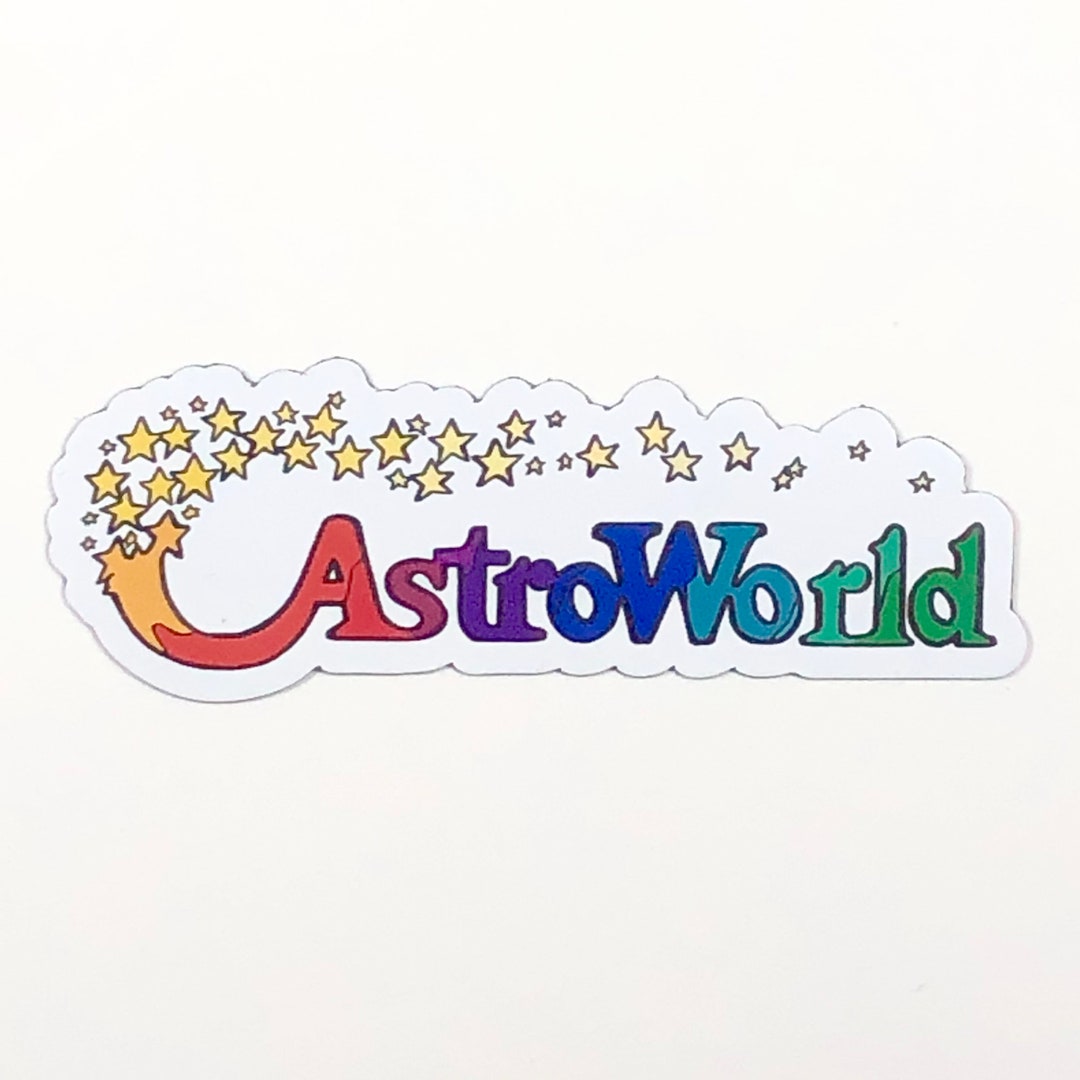 MAGNET Astroworld Themepark 1980s Logo - Etsy