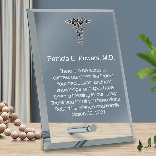 Doctor Thank You Plaque - Etsy