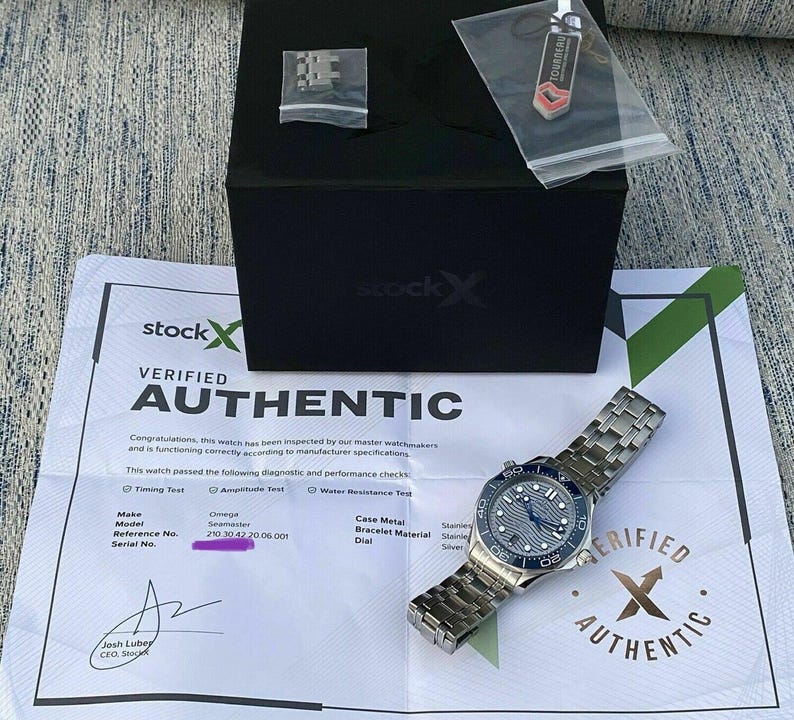 Omega Seamaster Professional SMP 300 Silver Wave Dial Blue Ceramic Co ...