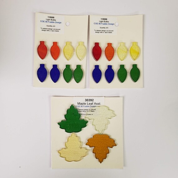 90 COE Pre-cut Fusing Glass Shapes - Etsy