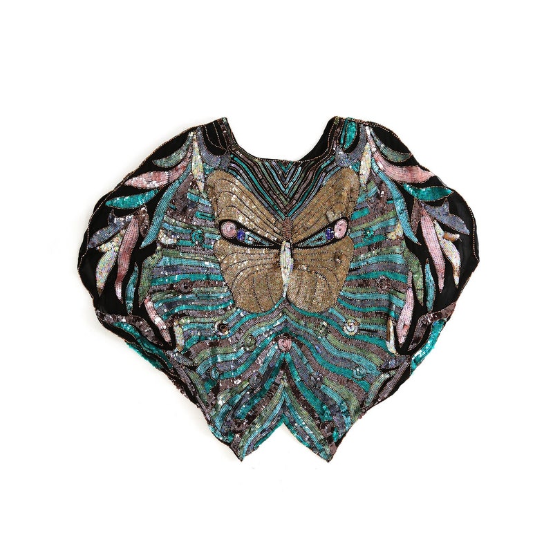 Sequin Butterfly Top - Etsy