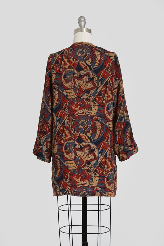 Antique Vintage 1920s silk jacket - Gem