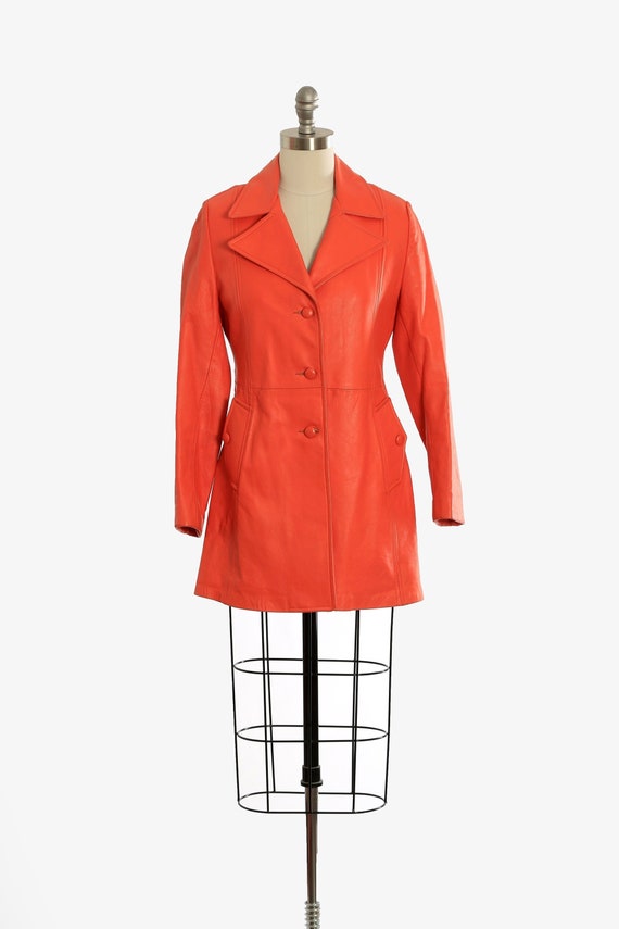 vintage 1970s bright orange - Gem
