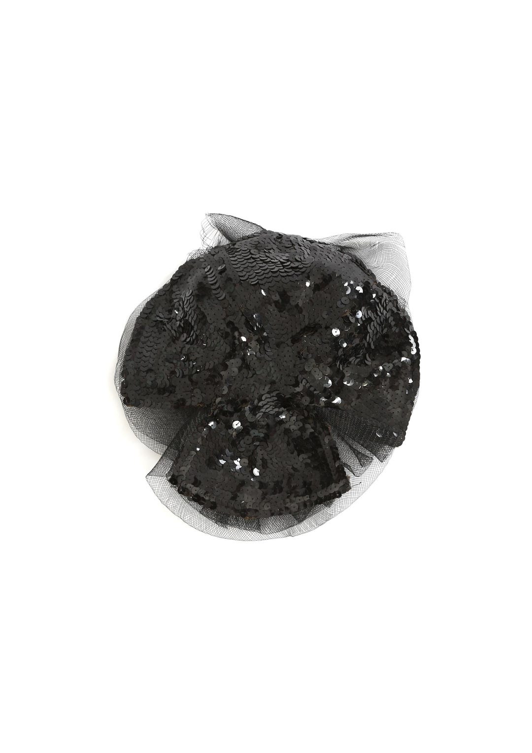 20s Sequin Hat | Vintage 1920s Black Sequin Flapper Hat - Etsy