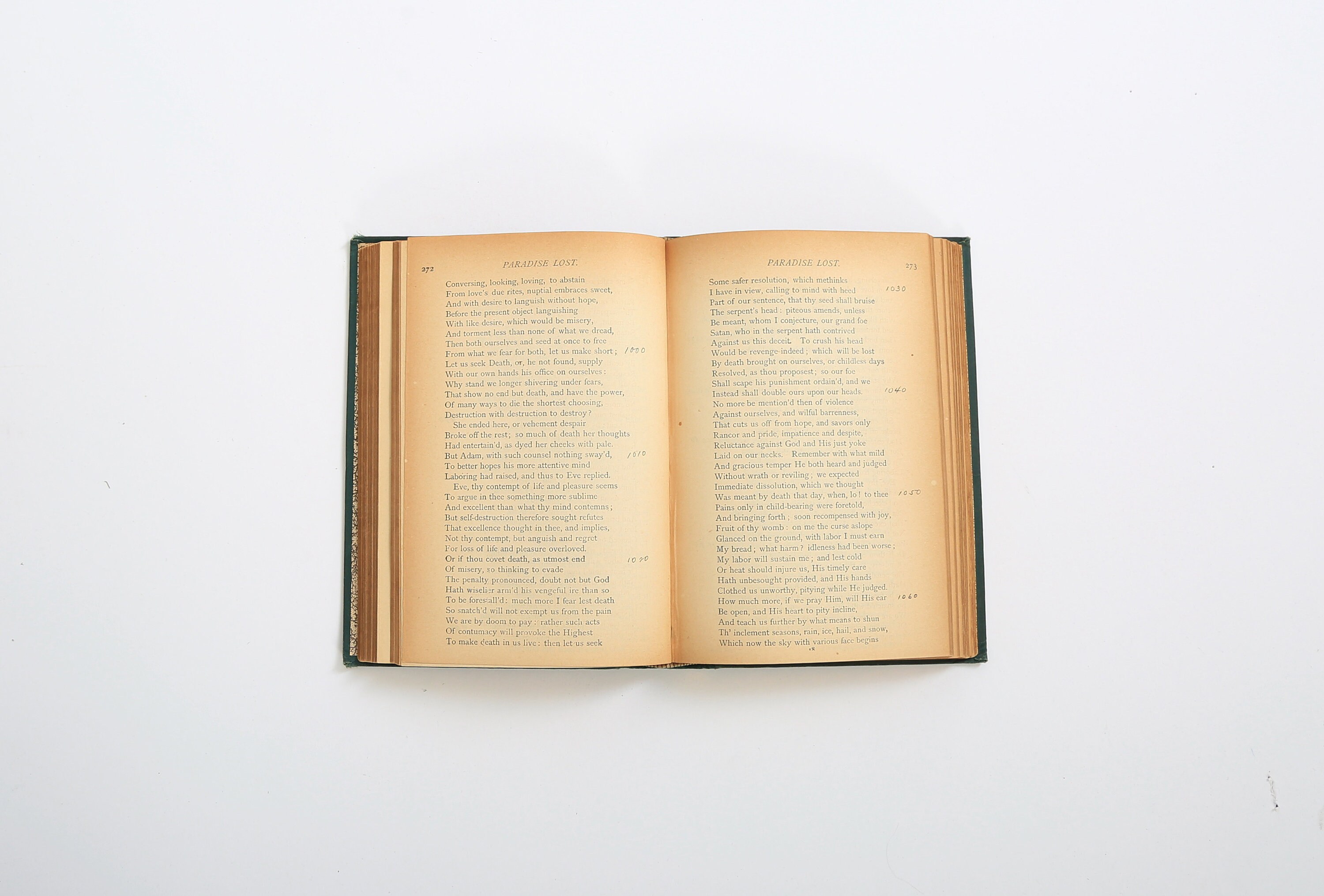 Antique 1886 Milton's Poems Book | the Poetical Works of John Milton ...