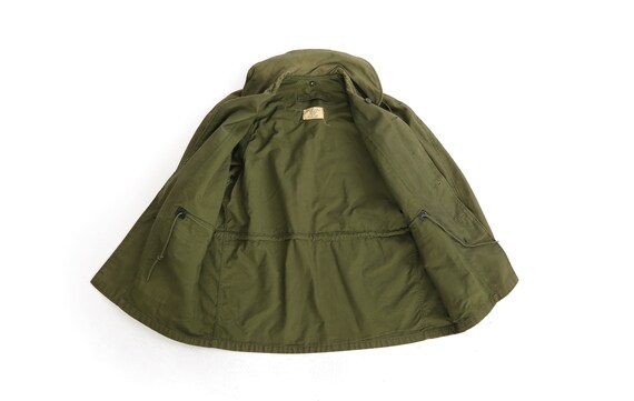Vietnam Era M 65 Military issue US Army green hooded … - Gem
