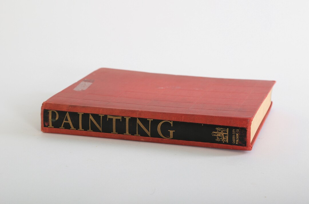 Vintage History of Art Book | 1935 Large Red History of Painting Book ...
