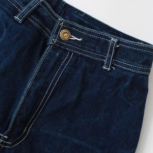 70s French Jeans | Vintage 70s Chardon French Jeans | Dark Indigo ...