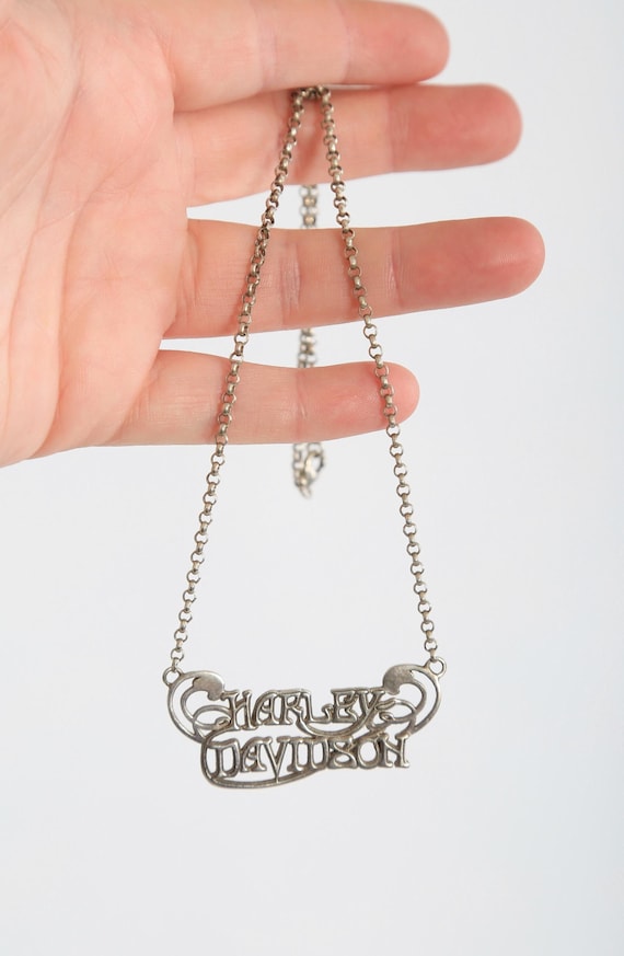 Harley Davidson Sterling Silver Rolo chain necklace - Gem