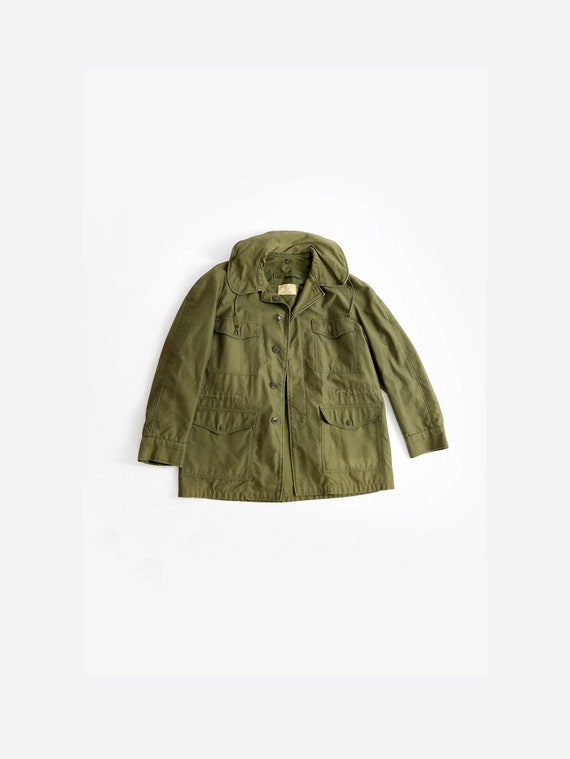 Vietnam Era M 65 Military issue US Army green hooded … - Gem