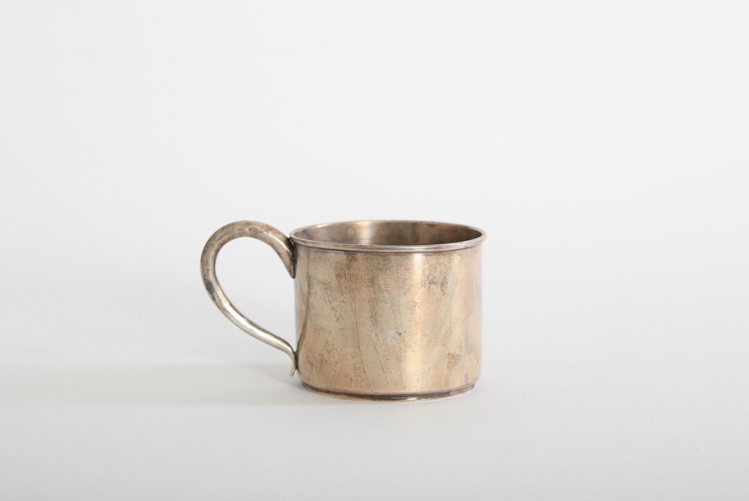 Vintage 40s Solid Sterling Silver Cup 66g - Etsy