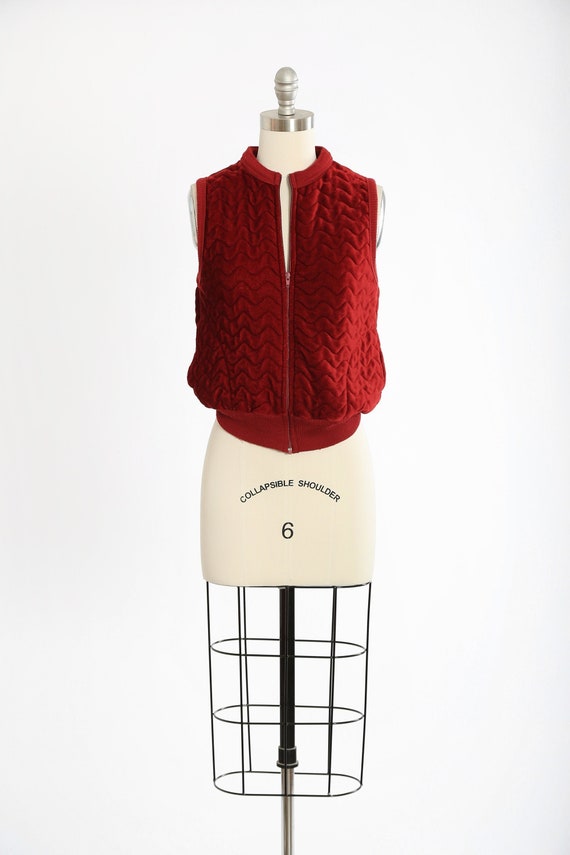 Vintage Maroon Velvet Gem
