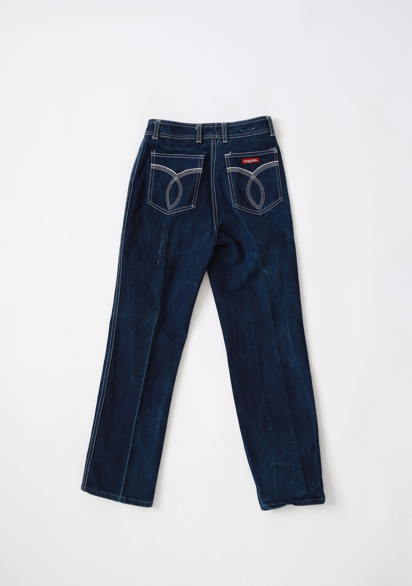 70s French Jeans | Vintage 70s Chardon French Jeans | Dark Indigo ...