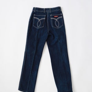 70s French Jeans | Vintage 70s Chardon French Jeans | Dark Indigo ...