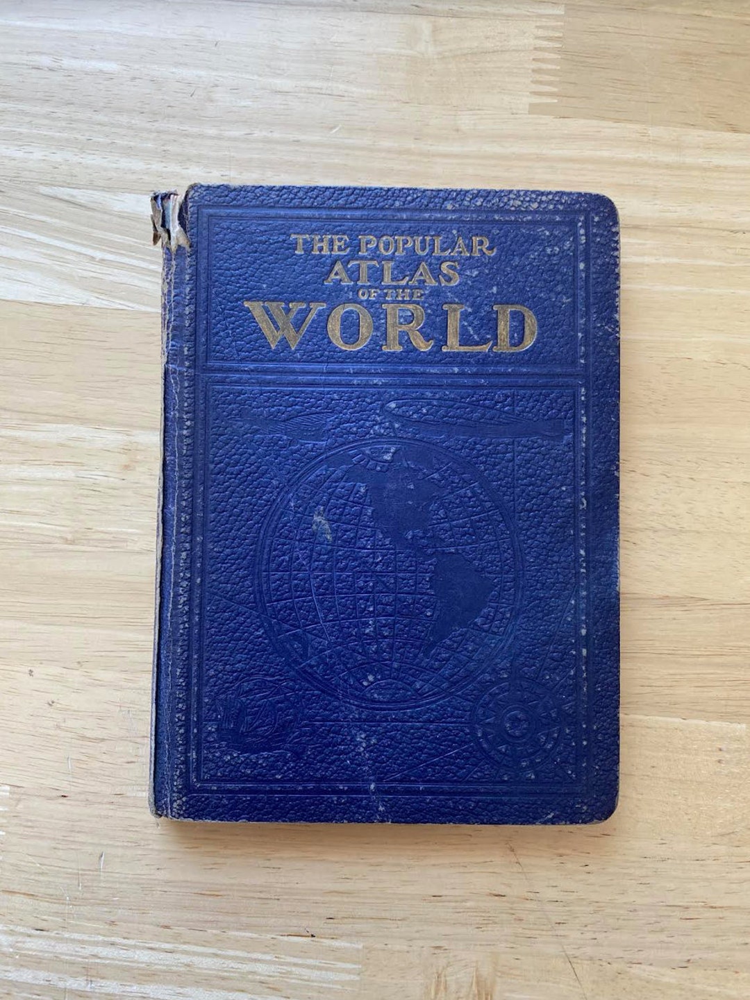 1936 the Popular Atlas World Atlas Book - Etsy