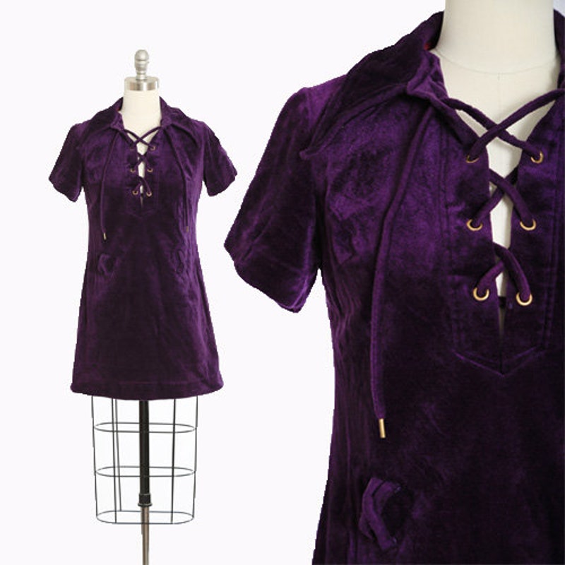 1960s Purple Dress - Etsy