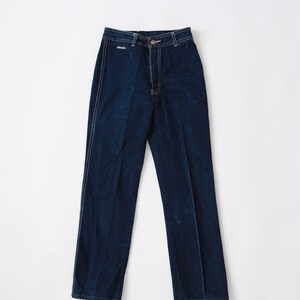70s French Jeans | Vintage 70s Chardon French Jeans | Dark Indigo ...