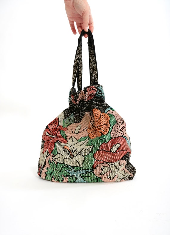 vintage drawstring bag - Gem