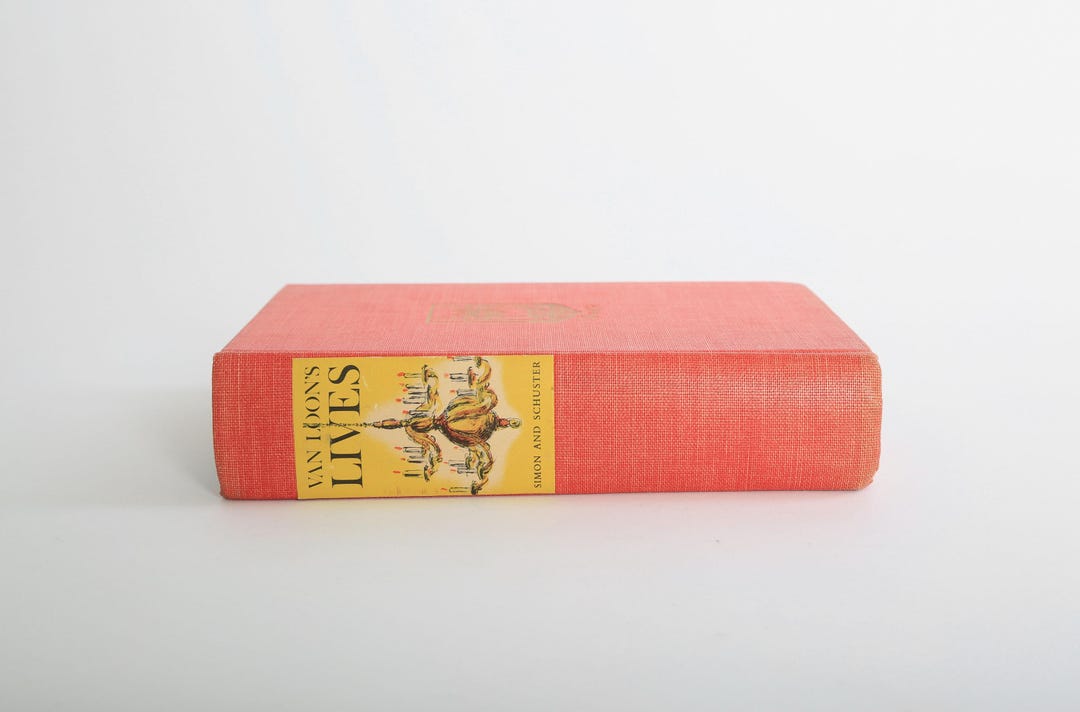 1943 Van Loon's Lives Book Simon and Schuster - Etsy