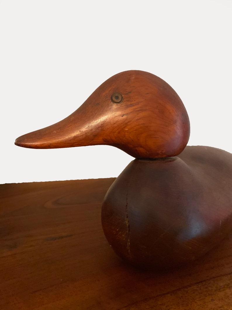Antique Vintage 1900s Solid Wood Duck Decoy Mallard - Etsy