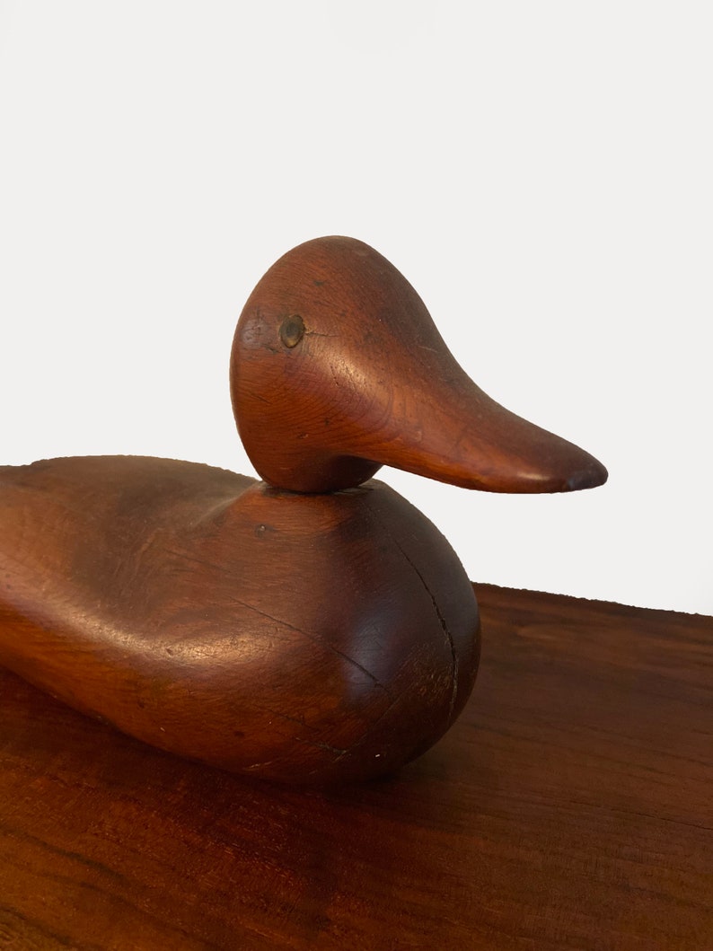 Antique Vintage 1900s Solid Wood Duck Decoy Mallard - Etsy
